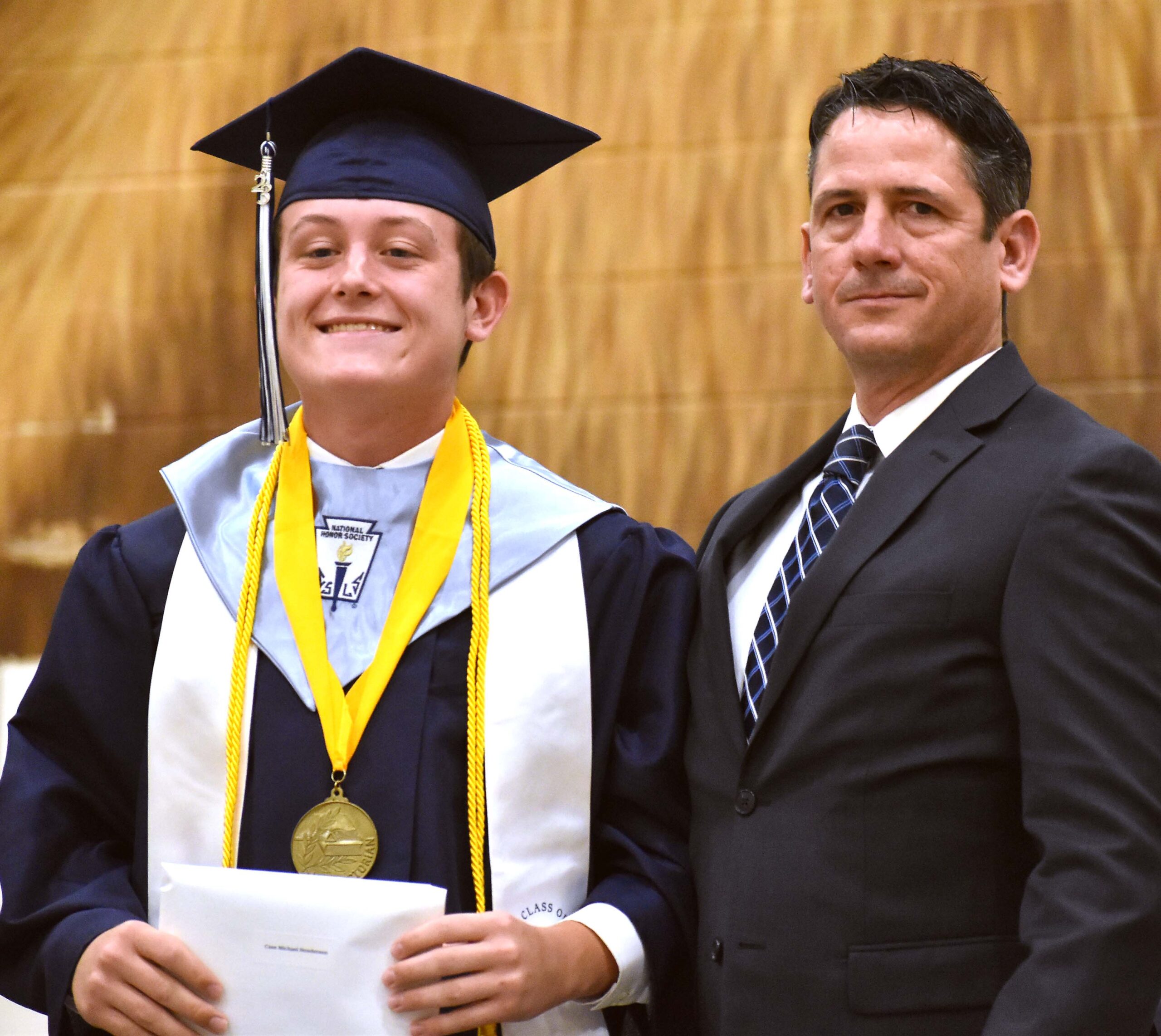 Case Henderson and his father board member Michael Henderson | News, Sports, Jobs - Salem News